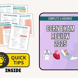 CCRN Exam Review 2025: Critical Care Study Guide (digital Download) - Etsy