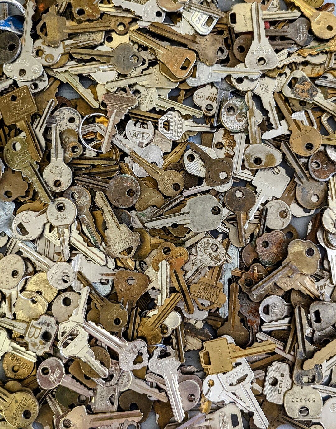 Keys for Collecting, Crafts, Steampunk, Welding Art, Junk Journaling ...