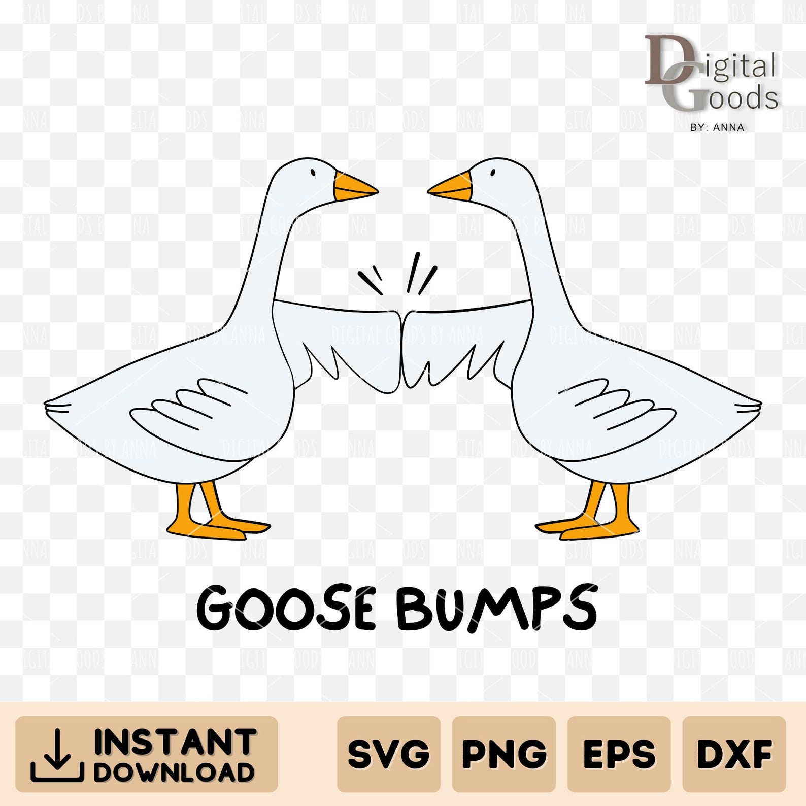 Goosebumps SVG PNG, Goose Bumps Cricut Cut Files, T-shirt Design ...