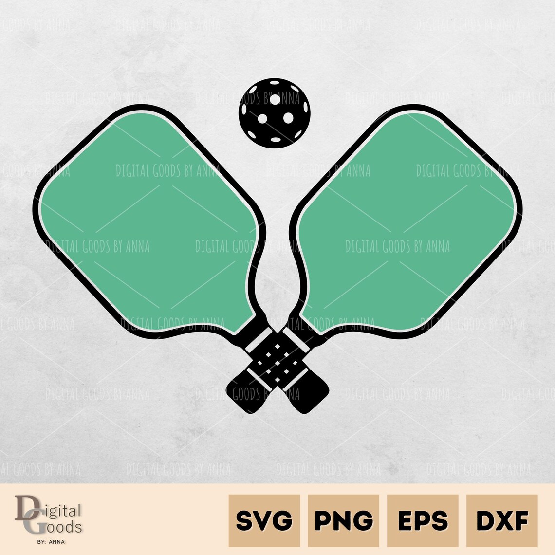 Pickleball SVG PNG Bundle With 6 Designs, Customizable SVG Bundle ...