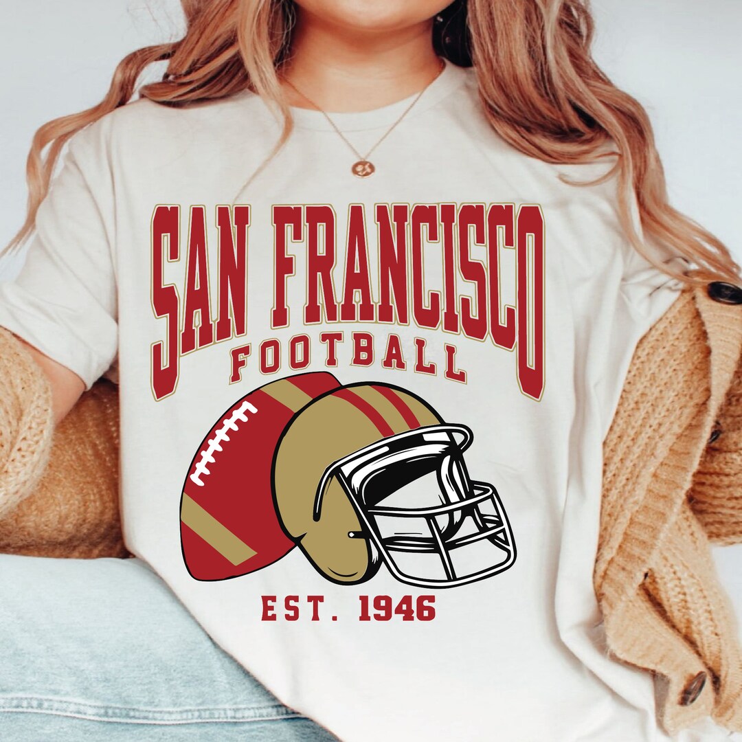 Distressed San Francisco Football PNG, 49ers Football PNG, 49ers ...