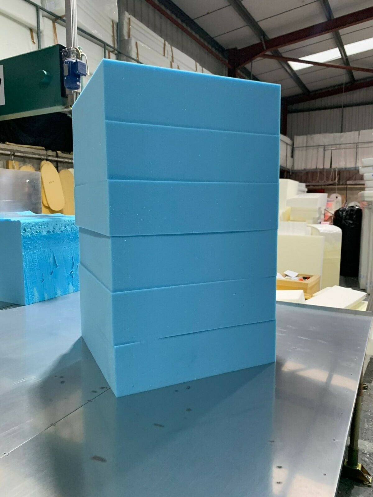 Blue Foam Cut to Any Size High Density Firm Foam for Sofa Seat Chair ...