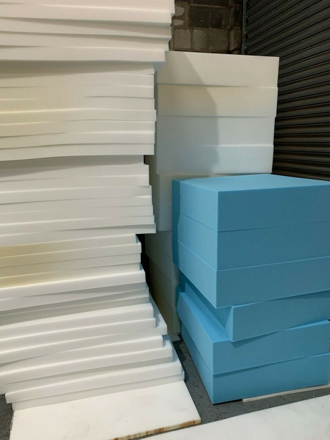 Blue Foam Cut to Any Size High Density Firm Foam for Sofa Seat Chair ...