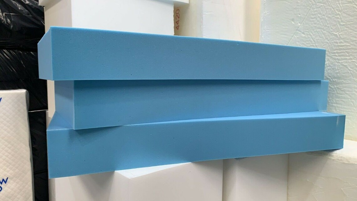 Blue Foam Cut to Any Size High Density Firm Foam for Sofa Seat Chair ...