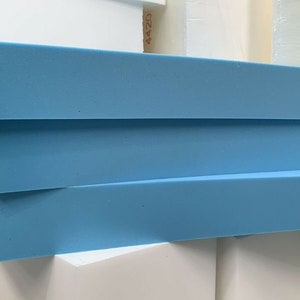 Blue Foam Cut to Any Size High Density Firm Foam for Sofa Seat Chair ...