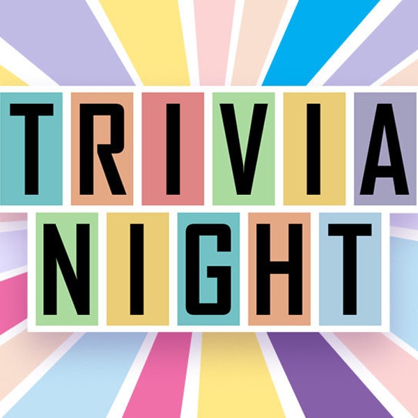 Trivia Night Decor - Etsy
