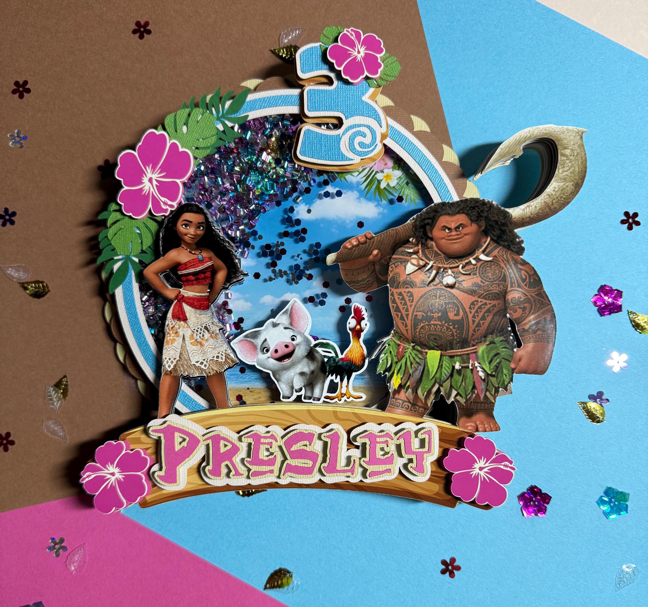 Moana Cake Topper, Moana Inspiring Cake Topper - Etsy