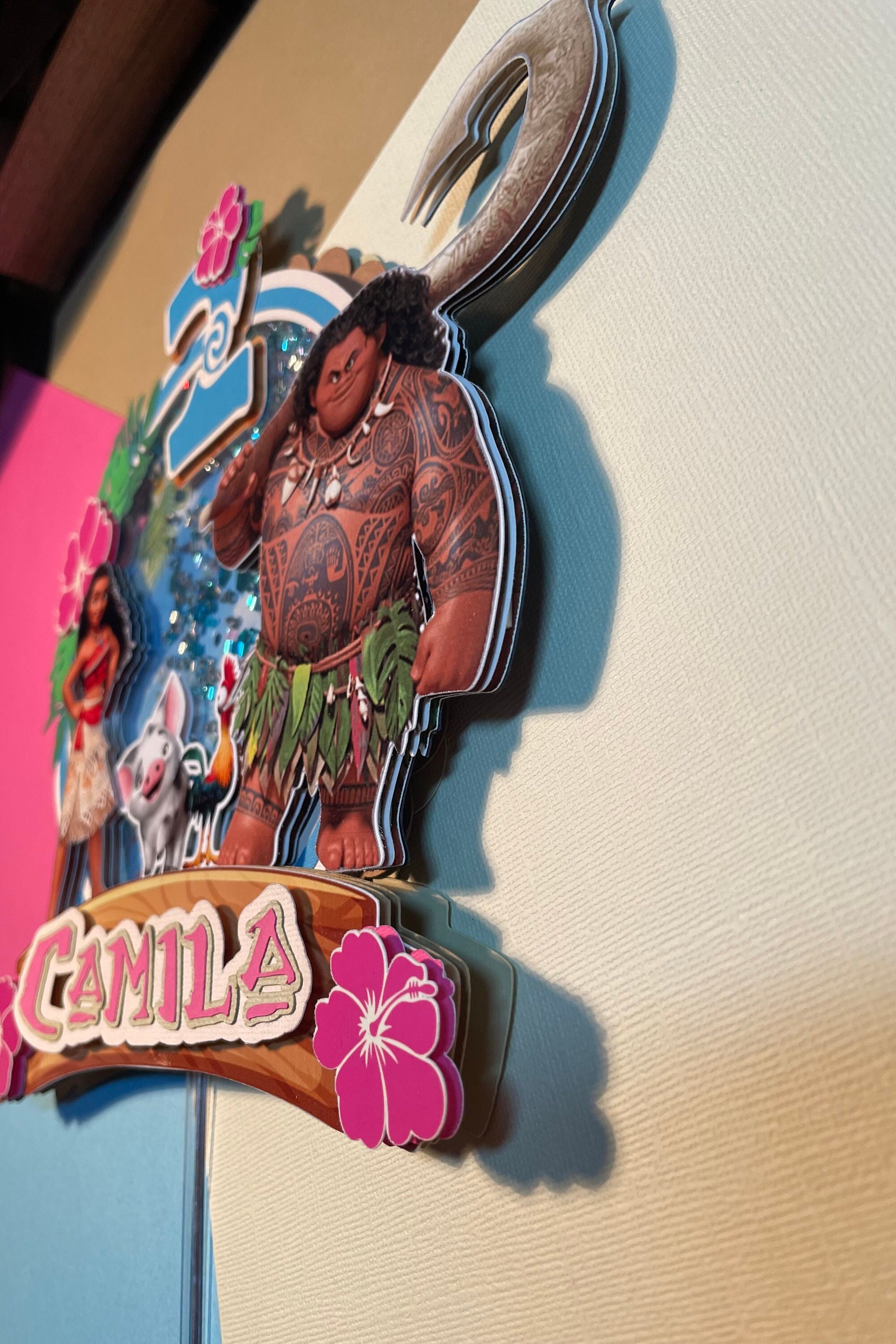 Moana Cake Topper, Moana Inspiring Cake Topper - Etsy