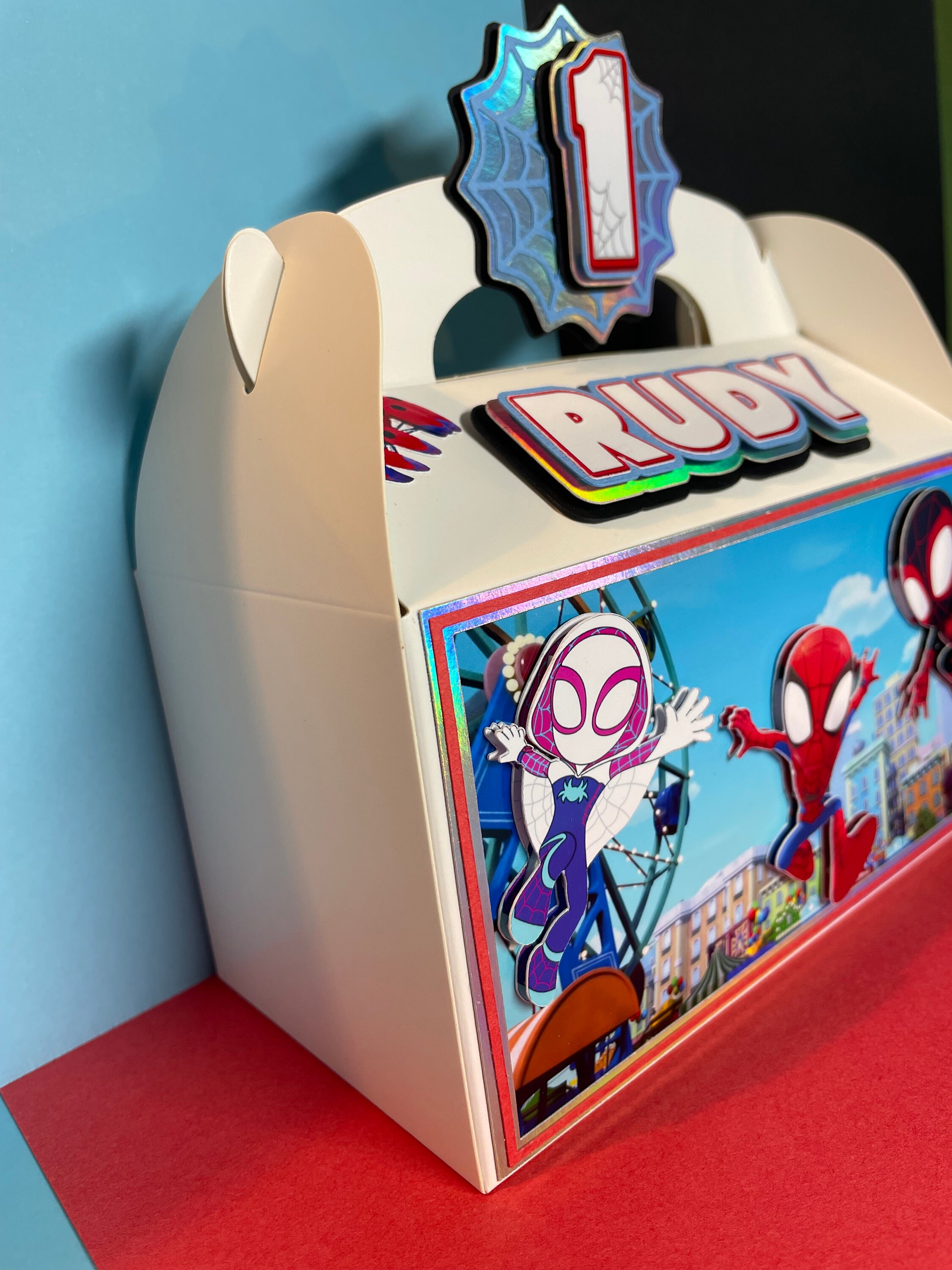 Spidey and His Amazing Friends Gable Box, Gable Box Theme Spidey and ...