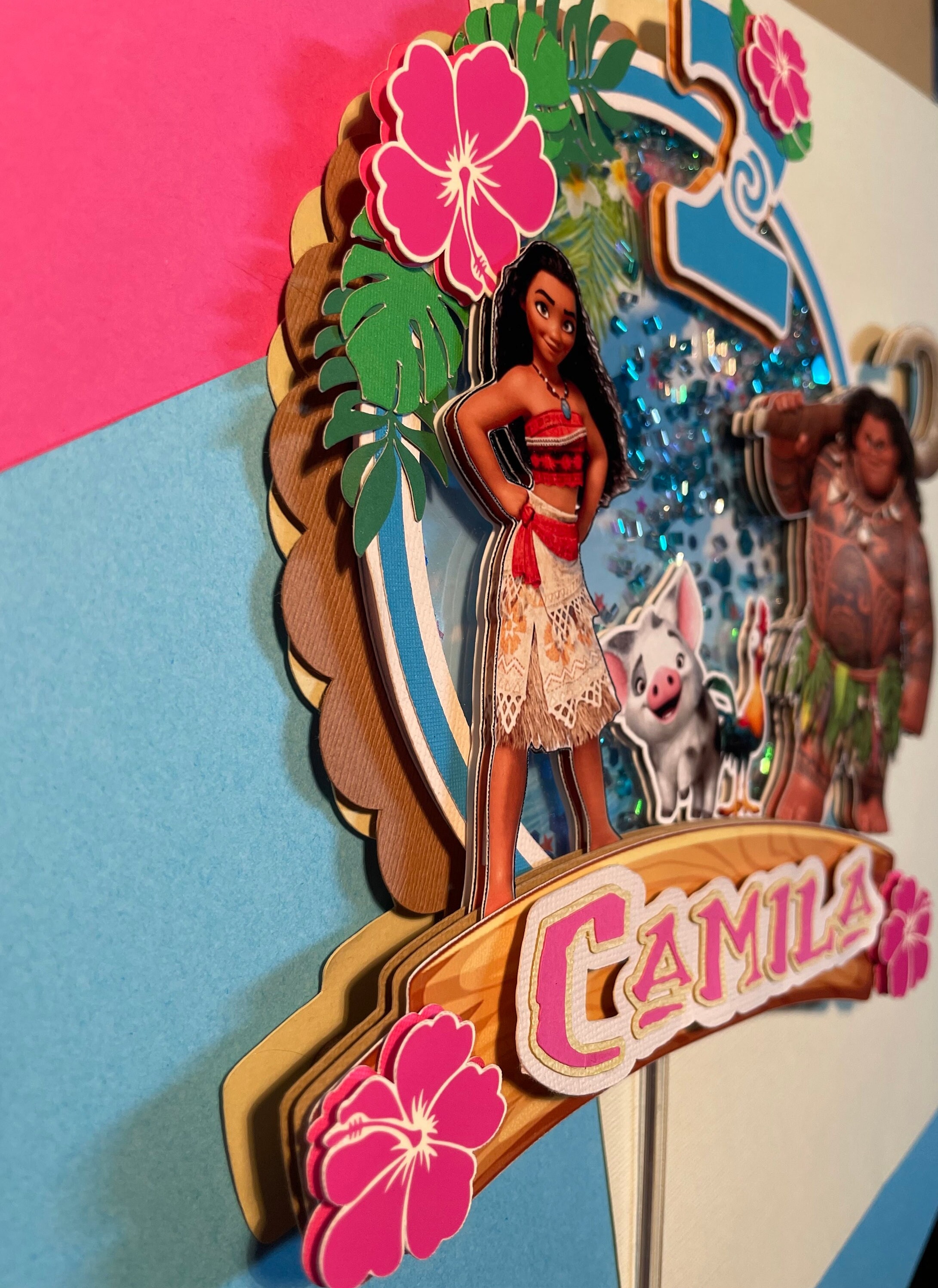 Moana Cake Topper, Moana Inspiring Cake Topper - Etsy
