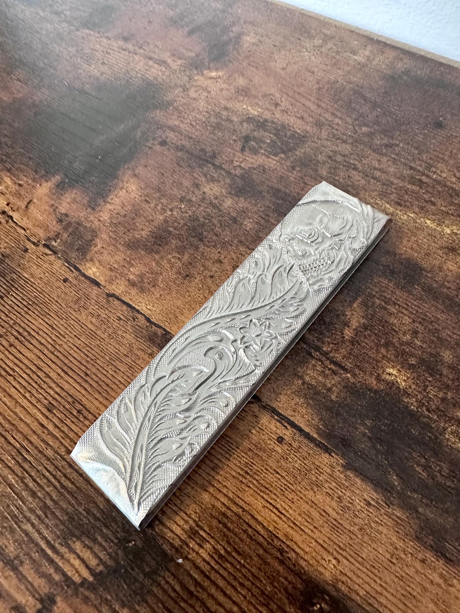 Skull Leather Belt Stamp, Skull Variation 3D Aluminum Alloy Leather ...