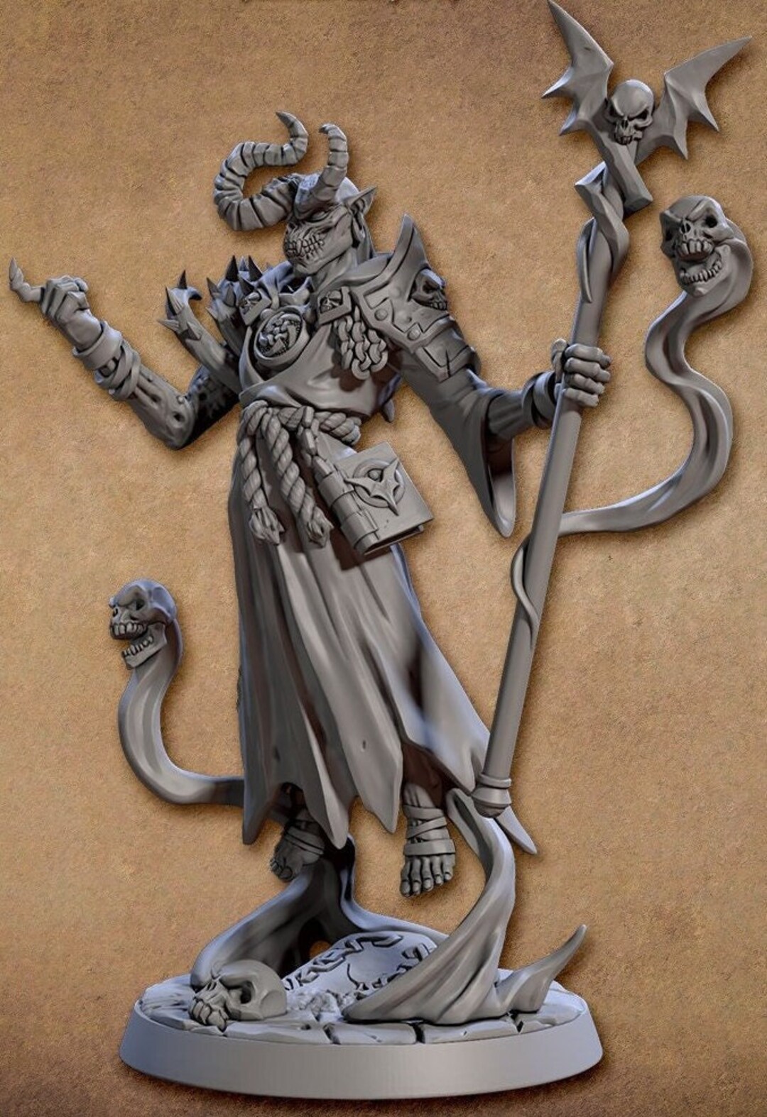 Vladvuk the Apostle of Death by Artisan Guild Heroic 32mm Scale Fantasy ...