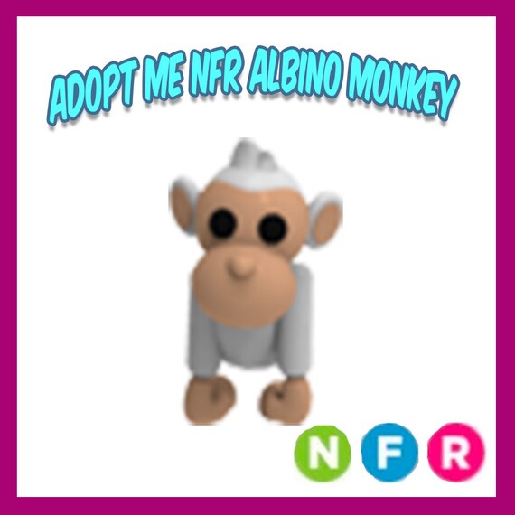 Roblox Adopt Me NFR Albino Monkey neon Fly Ride Cheap - Etsy