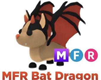 Adopt Me Neon Bat Dragon - Etsy