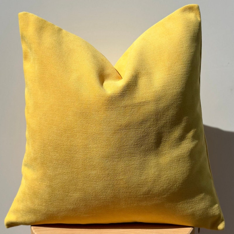 Yellow Throw Pillow - Etsy