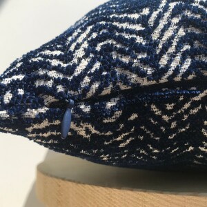 Navy Blue Textured Woven Pillow Cover, Euro Sham, 20x20 - Etsy
