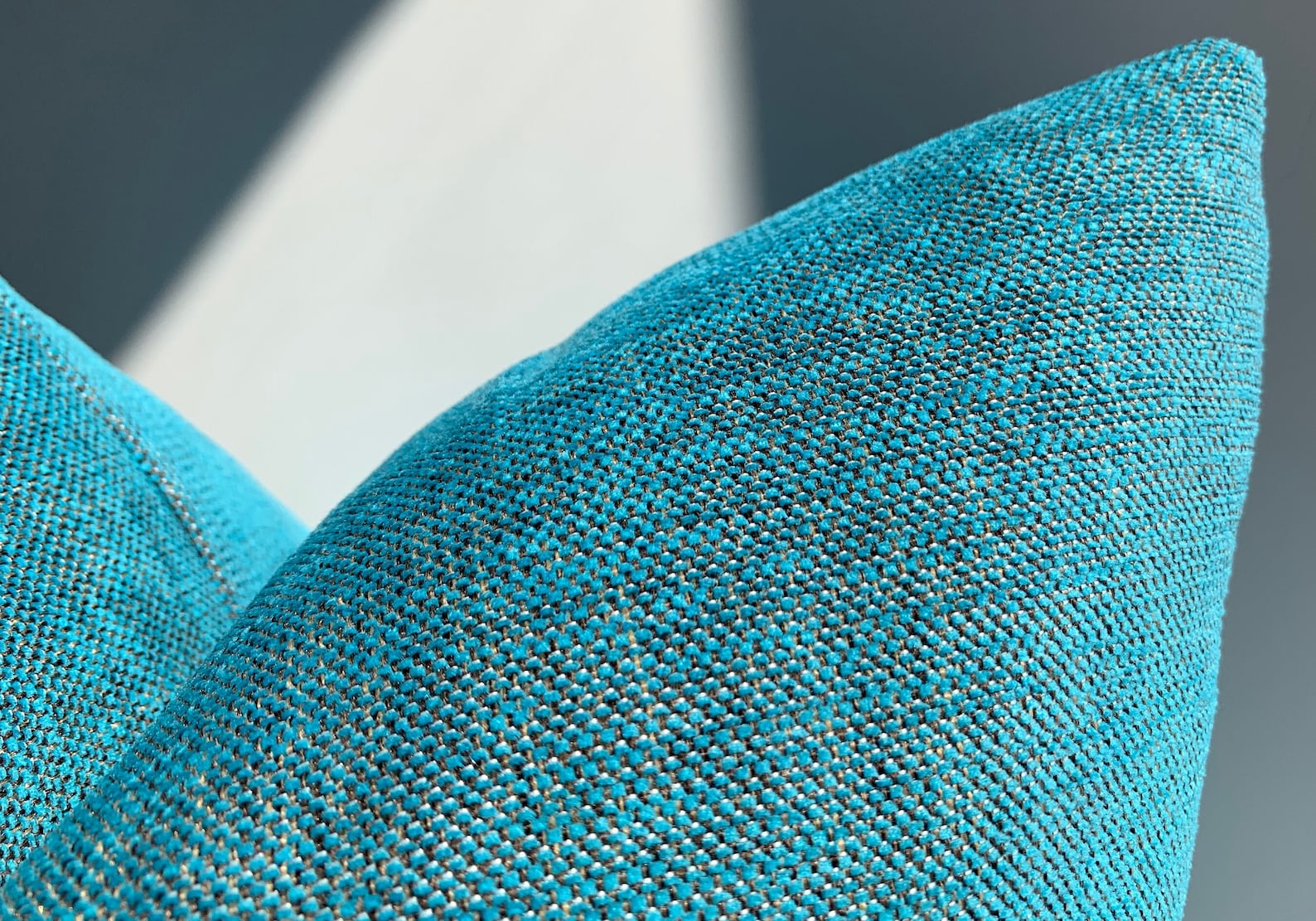 Turquoise Linen Throw Pillow Cover,turquoise Linen,decorative ...