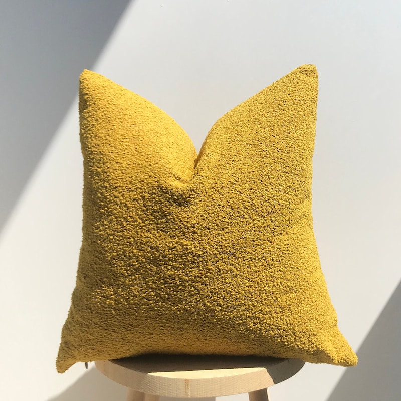 Mustard Pillow - Etsy