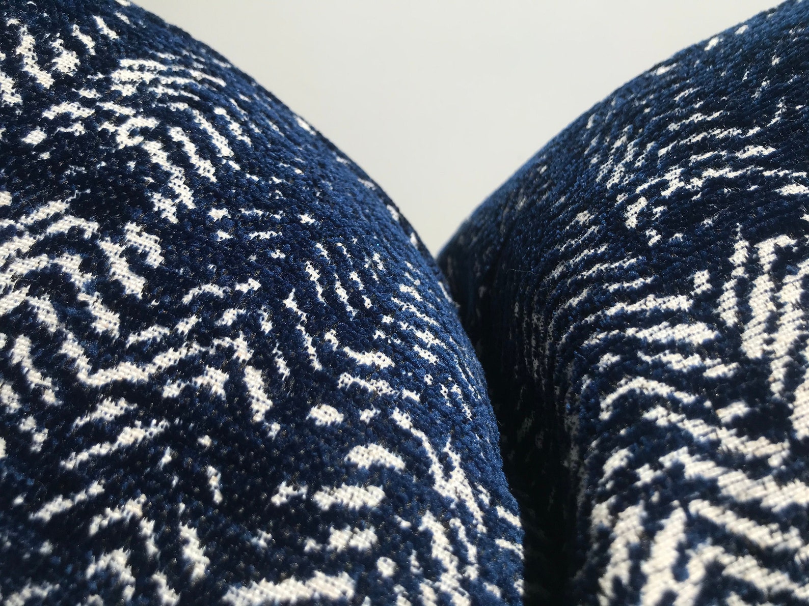 Navy Blue Textured Woven Pillow Cover, Euro Sham, 20x20 - Etsy