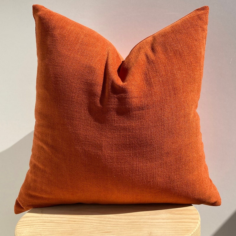 Orange Throw Pillow - Etsy