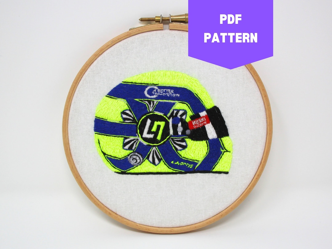 PDF PATTERN ONLY Lando Norris' Quadrant Formula One Helmet - Etsy