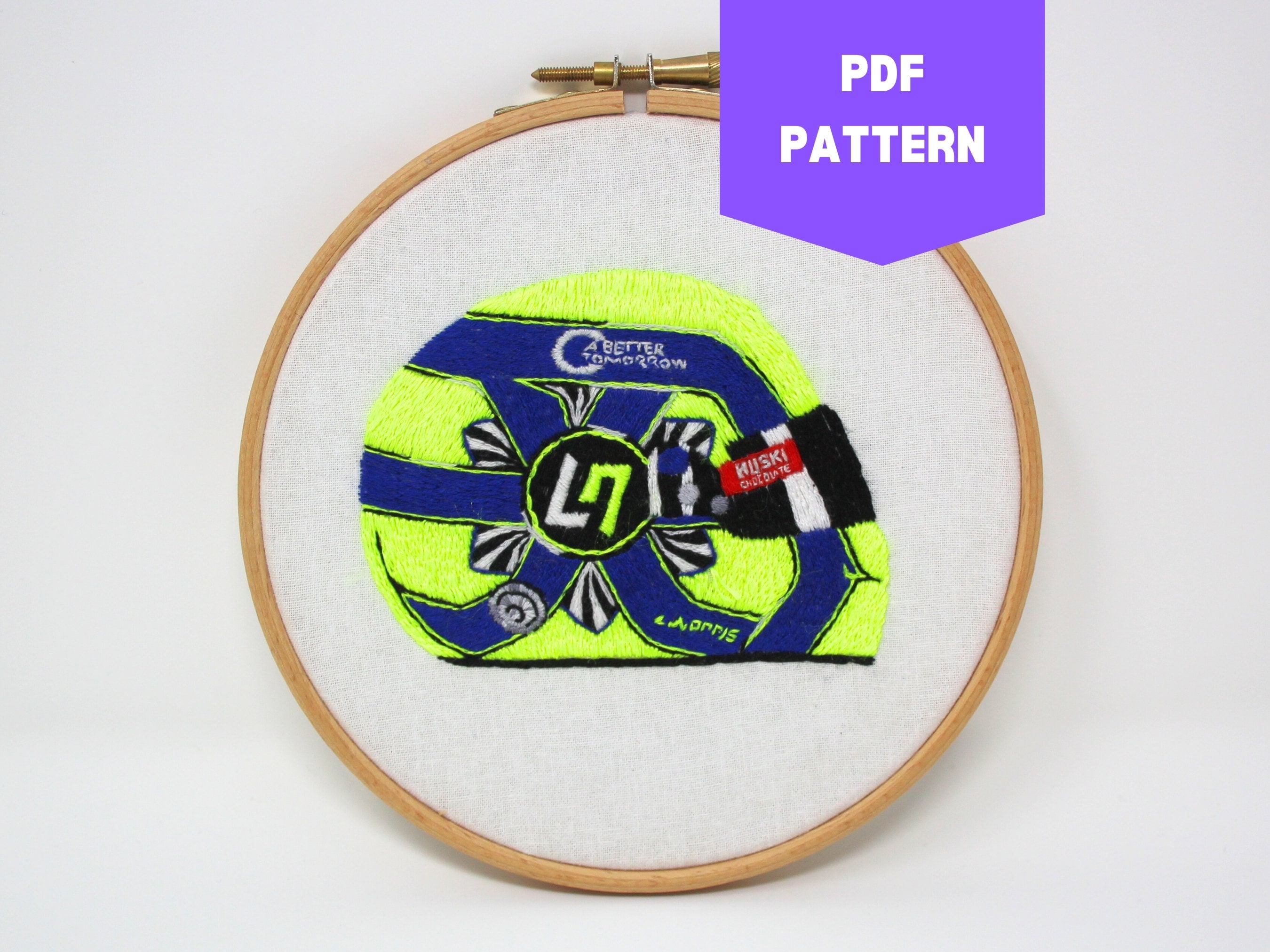 PDF PATTERN ONLY Lando Norris' Quadrant Formula One Helmet - Etsy