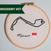 Beginner's Embroidery Kit Monaco F1 GP Race Track Outline - Etsy