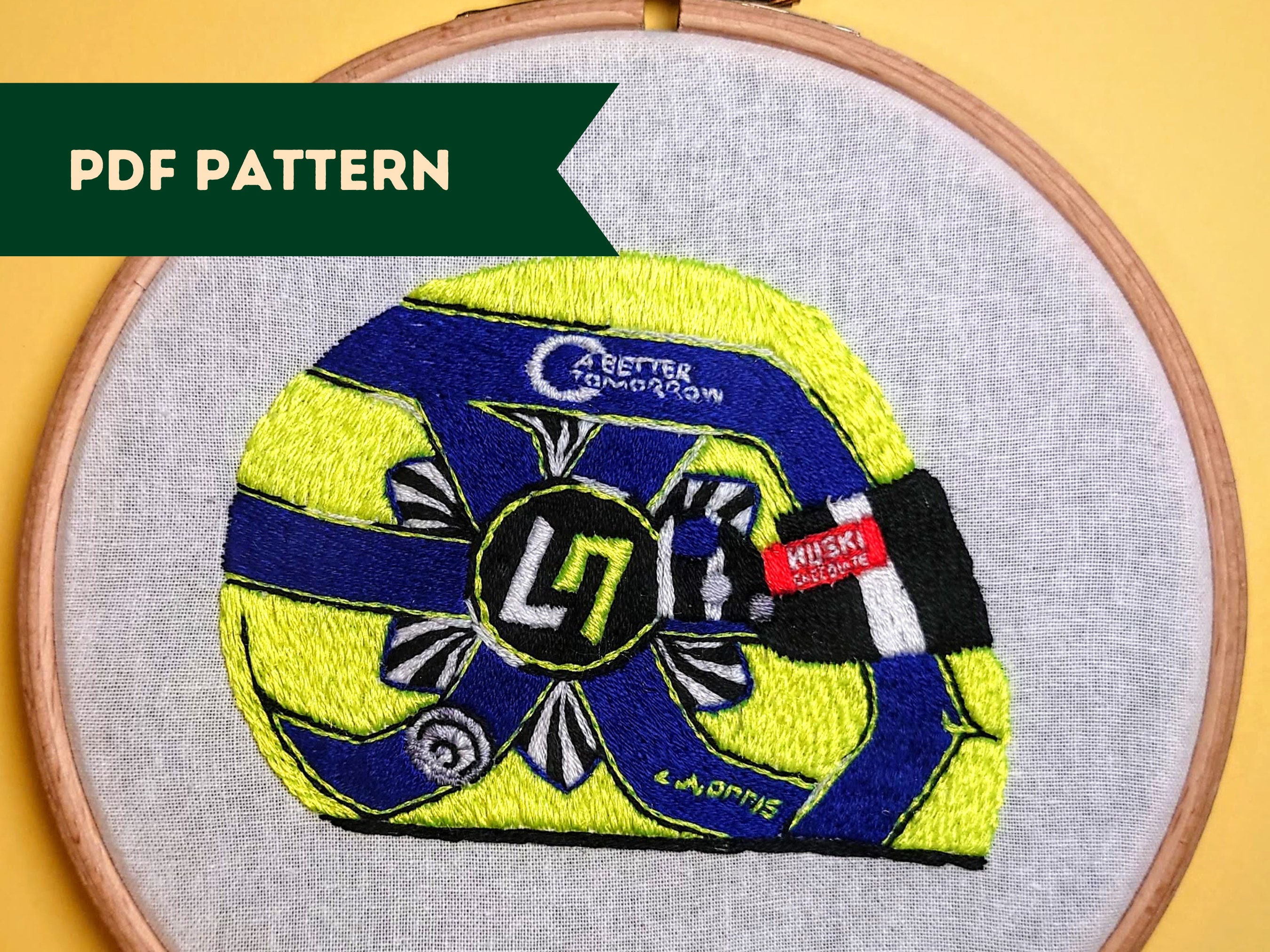 PDF PATTERN ONLY Lando Norris' Quadrant Formula One Helmet - Etsy UK