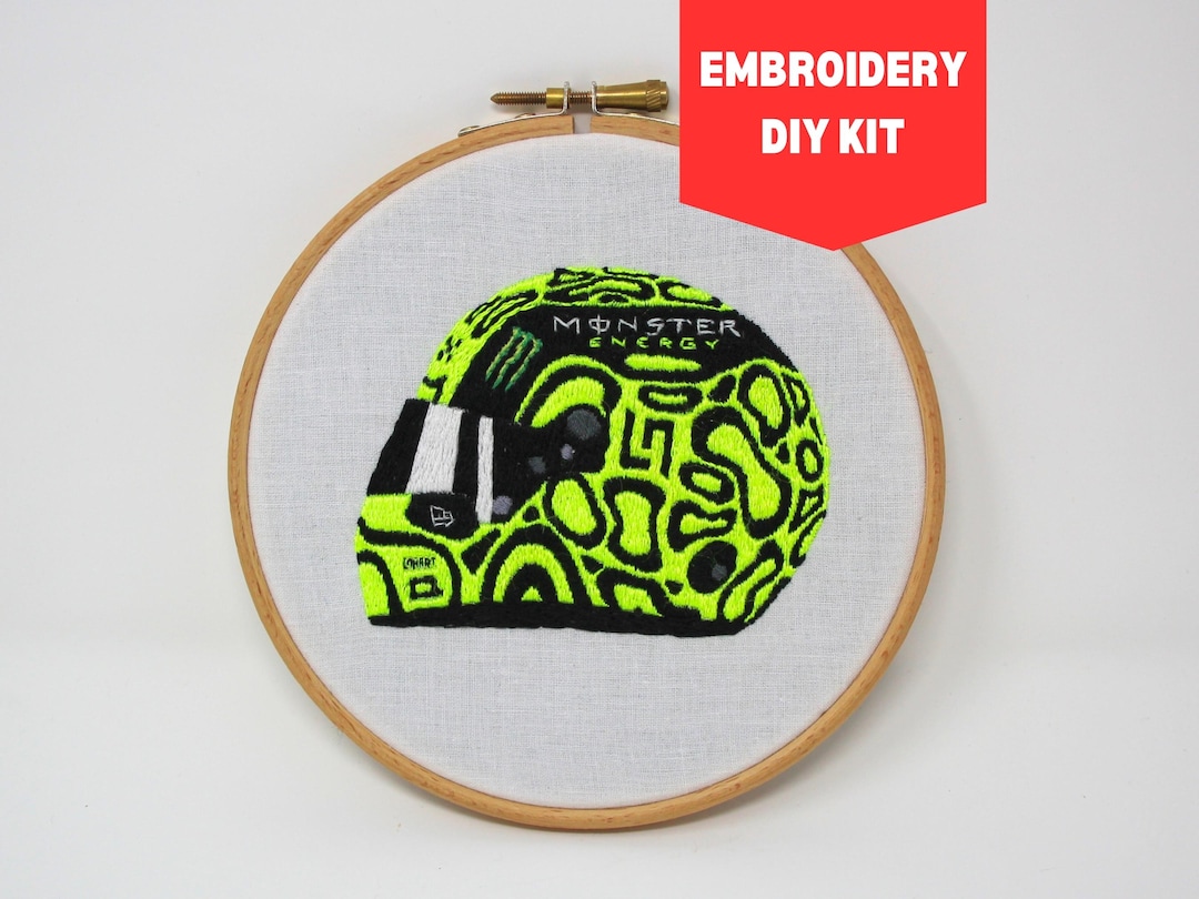 RESTOCK 22 SEPTEMBER Embroidery Kit Lando Norris 2024 Helmet 6 Inch ...