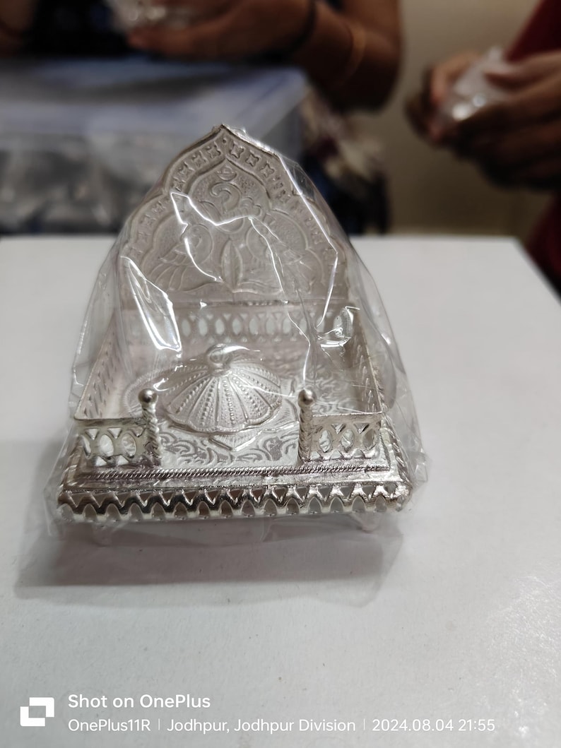 925 Silver Sterling Singhasan for Temple and Mandir , Temple Decor ...