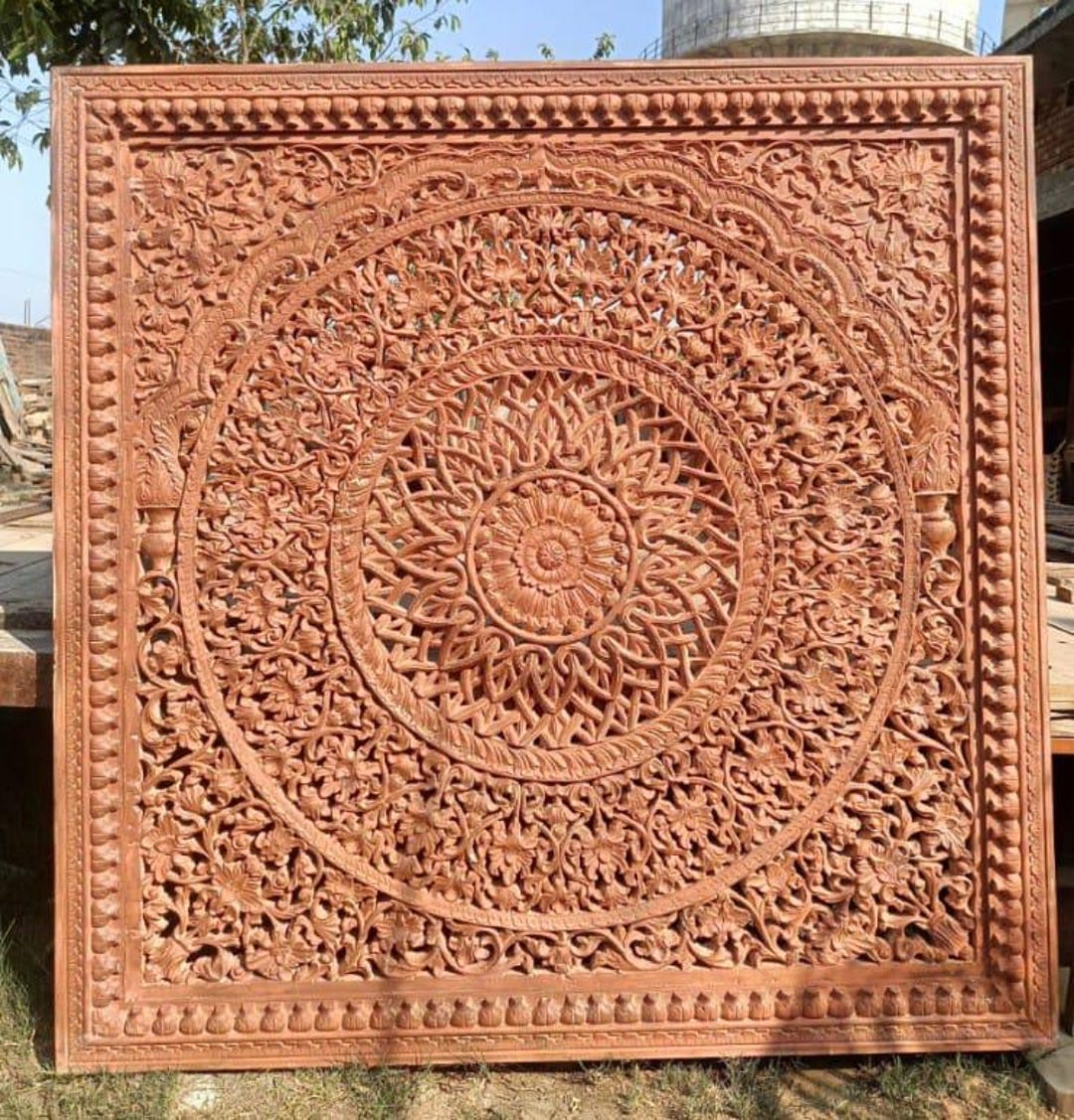 Indian Mango Wood Wall Panel , Wall Decor , Bed Room Decor , Living ...