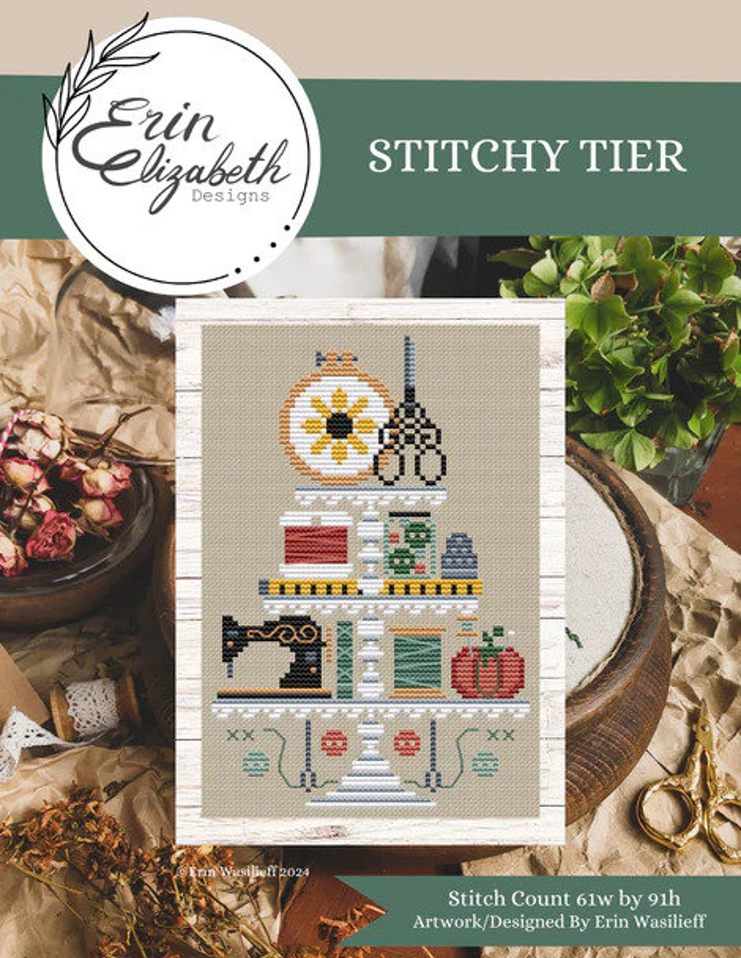 Stitchy Tier Pattern by Erin Elizabeth - Etsy
