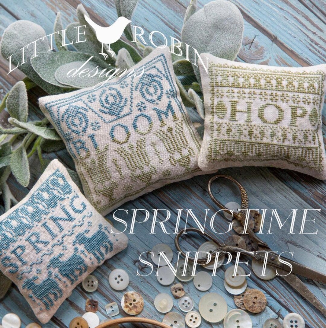 Springtime Snippets Pattern by Little Robin Designs - Etsy