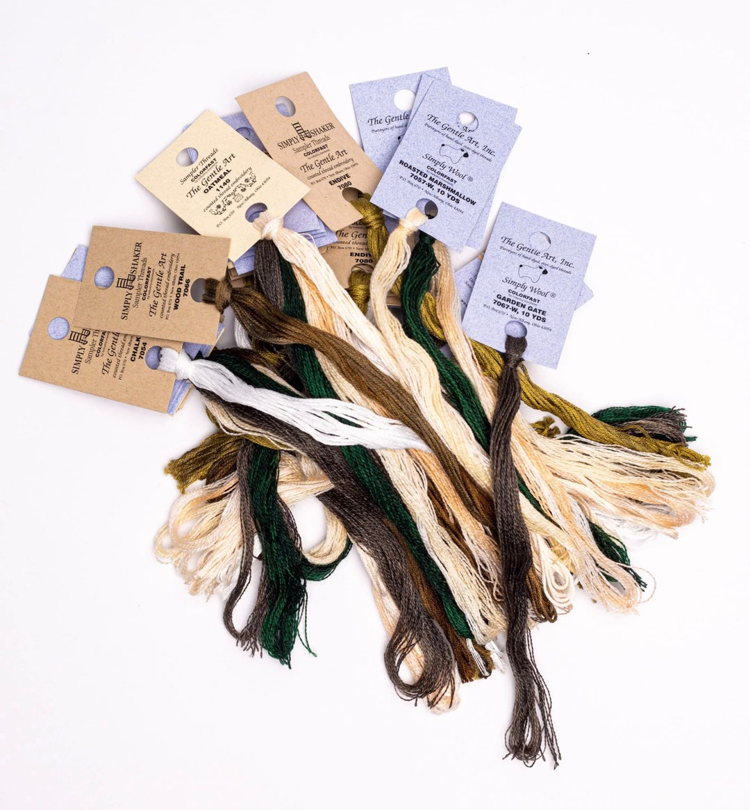 Green Threads - the Gentle Arts Sampler Threads - Etsy