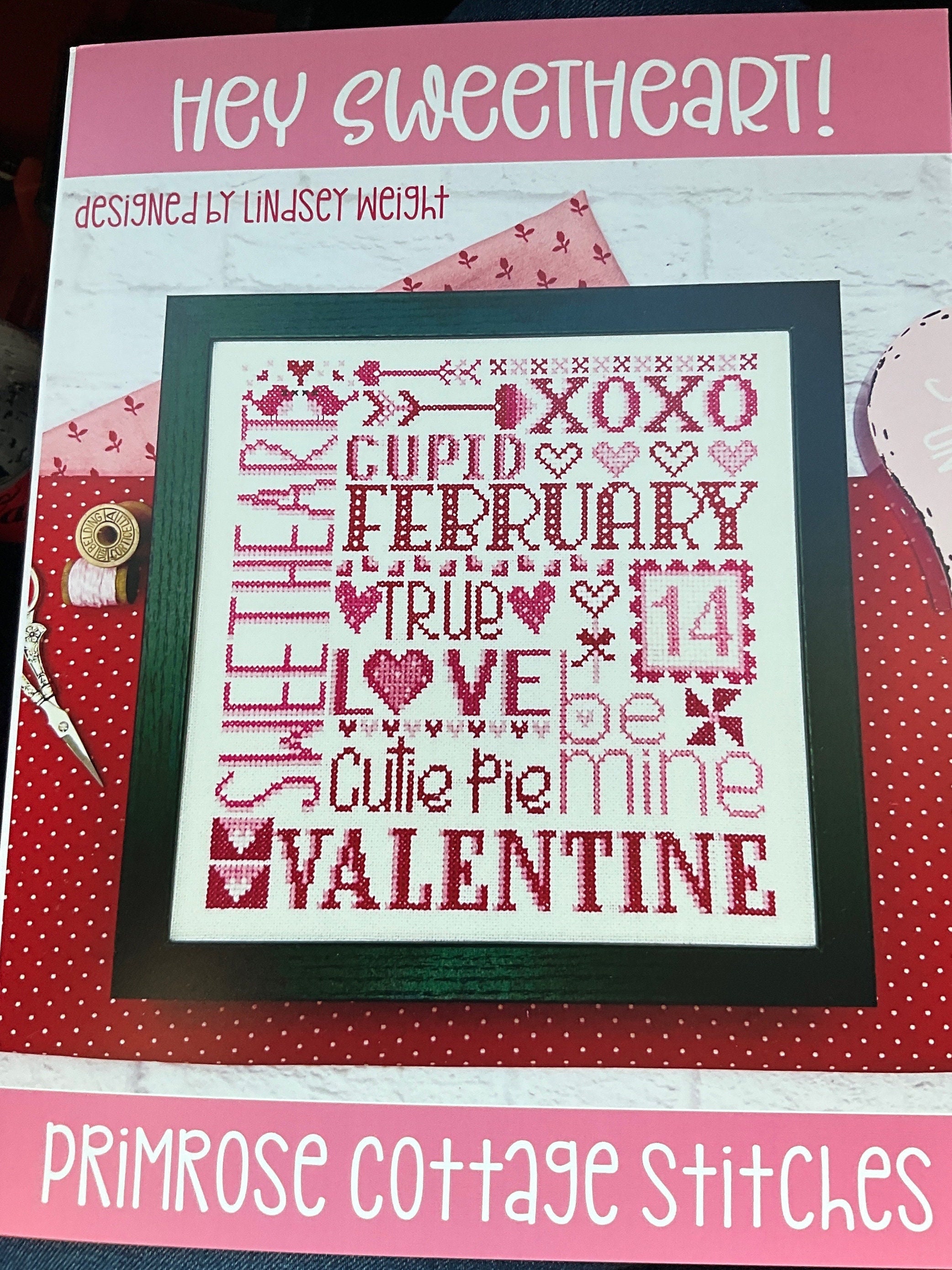 Hey Sweetheart Pattern by Primrose Cottage Stitches - Etsy