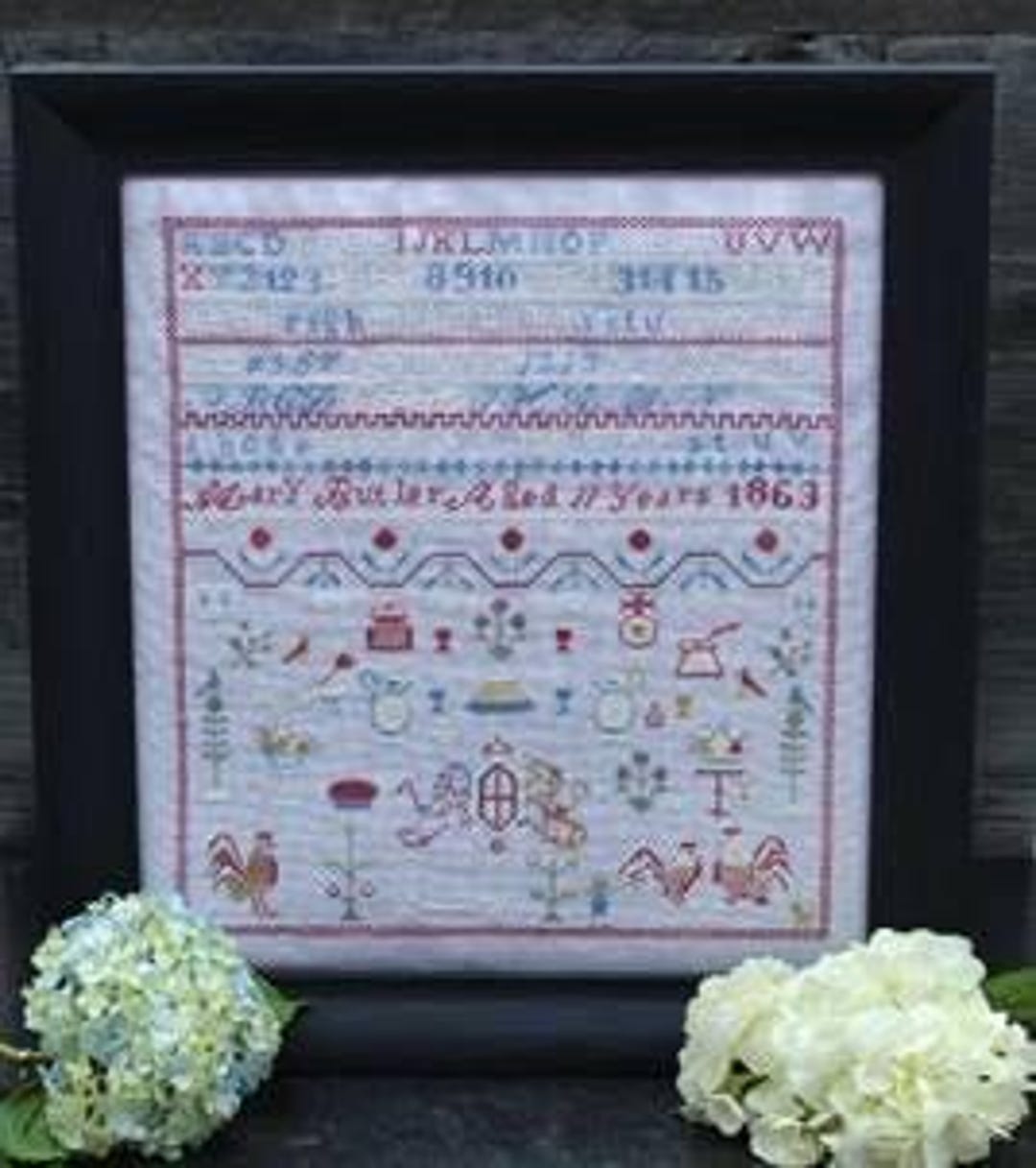 Mary Butler - Aged 11 Years Reproduction Sampler Pattern by My Sister’s ...