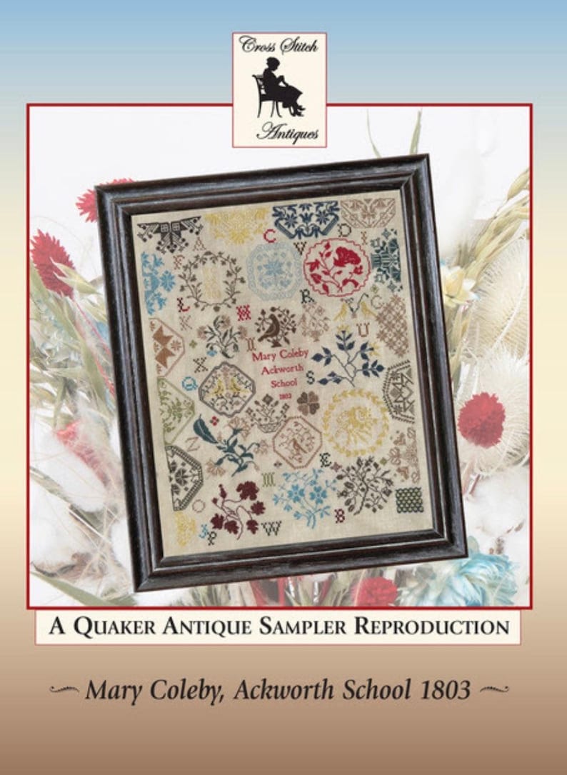 Mary Coleby, Ackworth School 1803 Pattern by Cross Stitch Antiques - Etsy