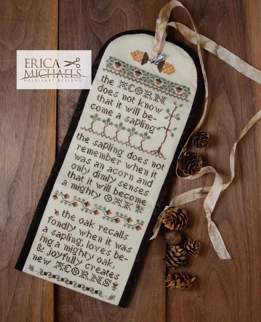 The Mighty Oak Pattern by Erica Michaels Needleart Designs - Etsy
