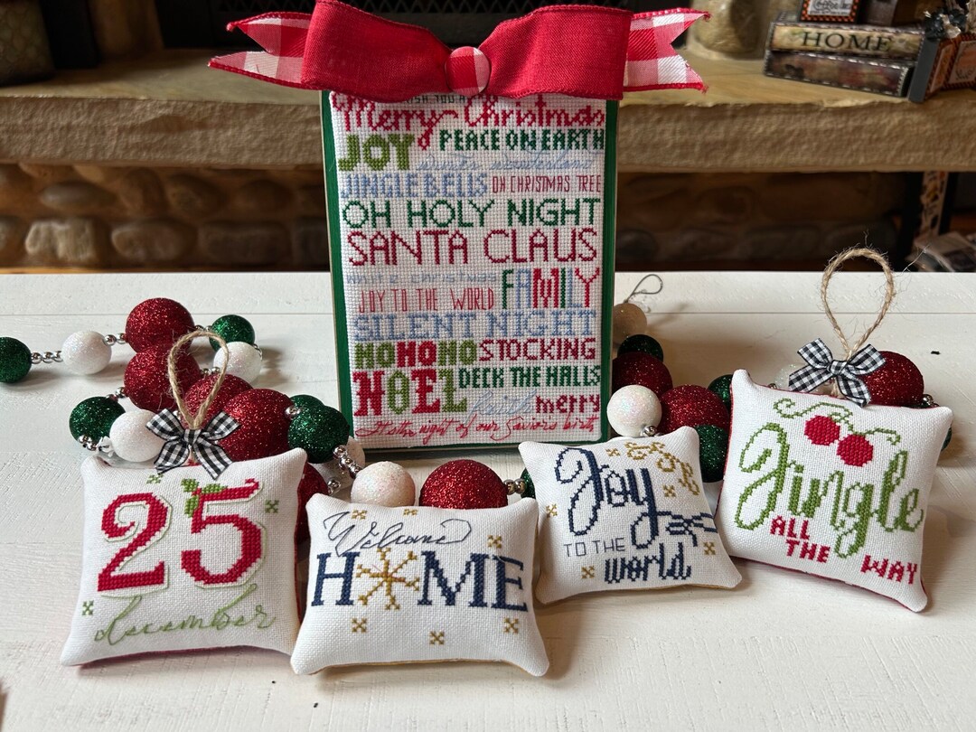 Christmas Sayings & 4 Simple Smalls Pattern by Anabella’s - Etsy