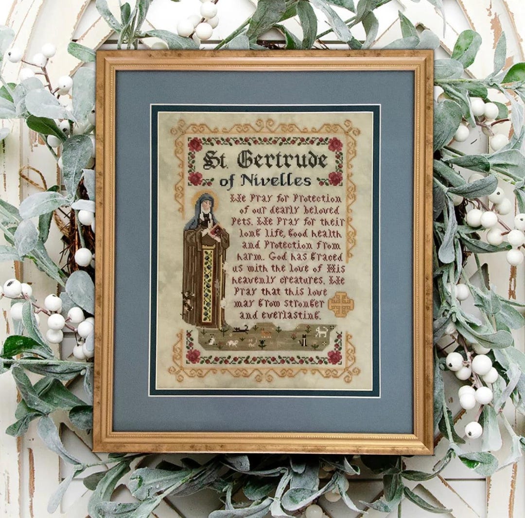 The Patron Saint of Cats Pattern by Dirty Annie’s - Etsy