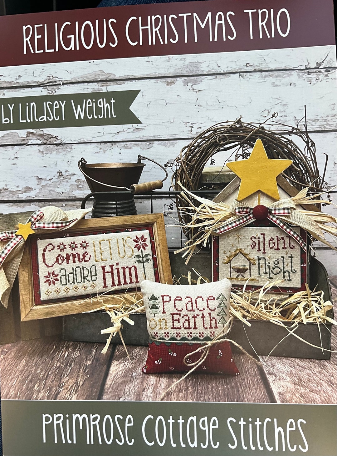 Religious Christmas Trio Patterns by Primrose Cottage Stitches - Etsy