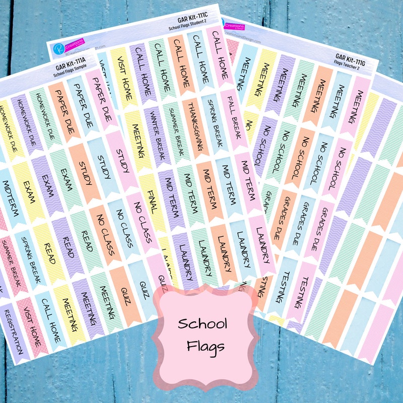 Student Planner Stickers - Etsy