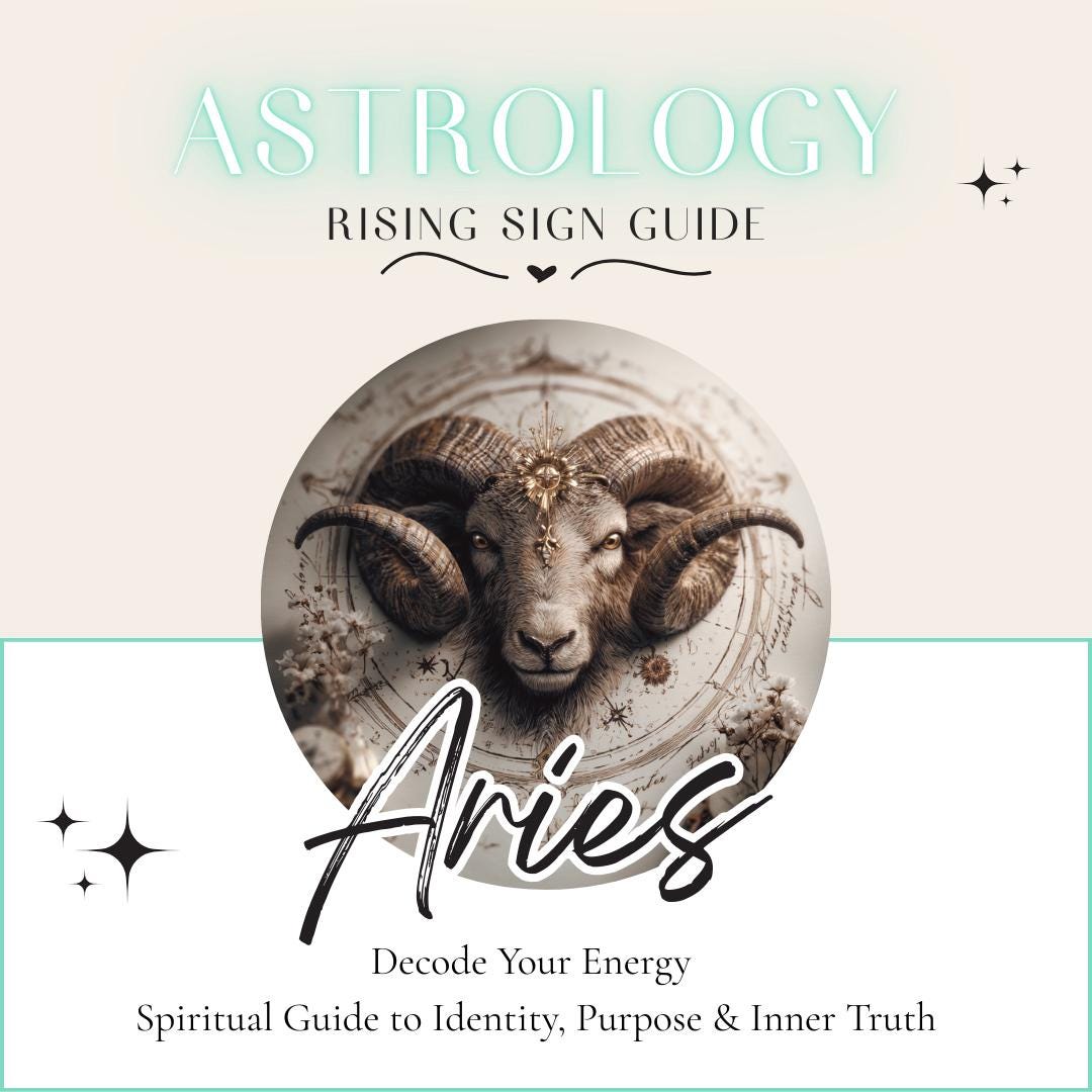 ARIES - Rising Sign Ascendant Astrology Reading PDF | Birth Chart Guide ...