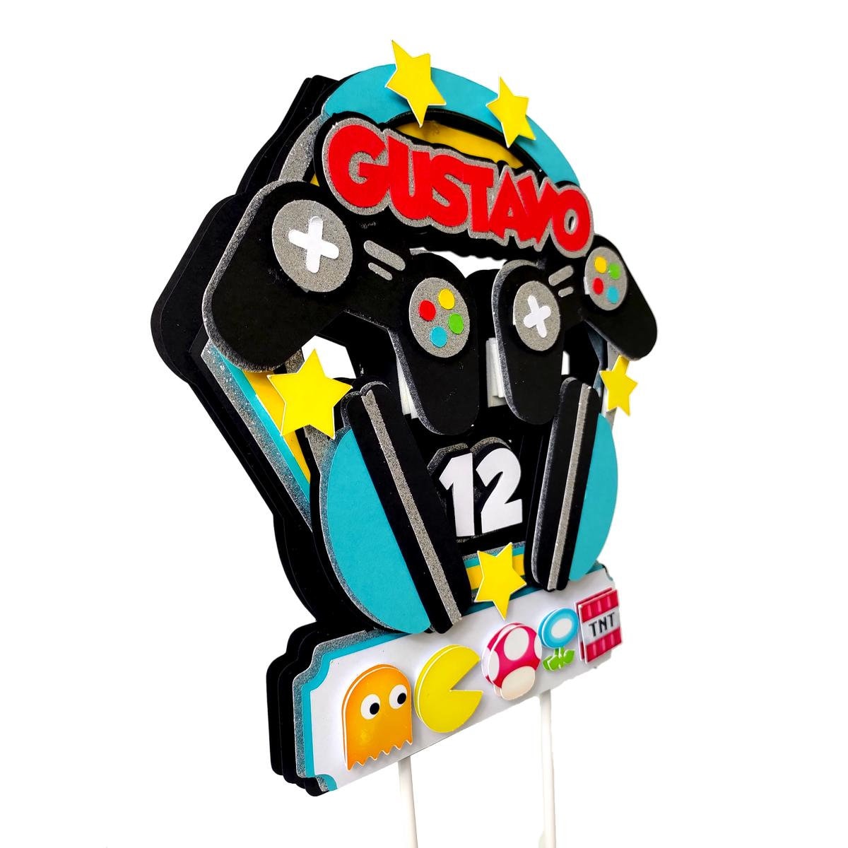 DIY Gamer Cake Topper SVG DIGITAL File - Etsy UK