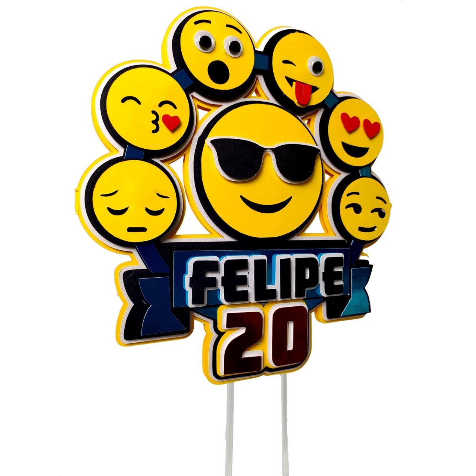 Emoji Cake Topper DIGITAL SVG File - Etsy