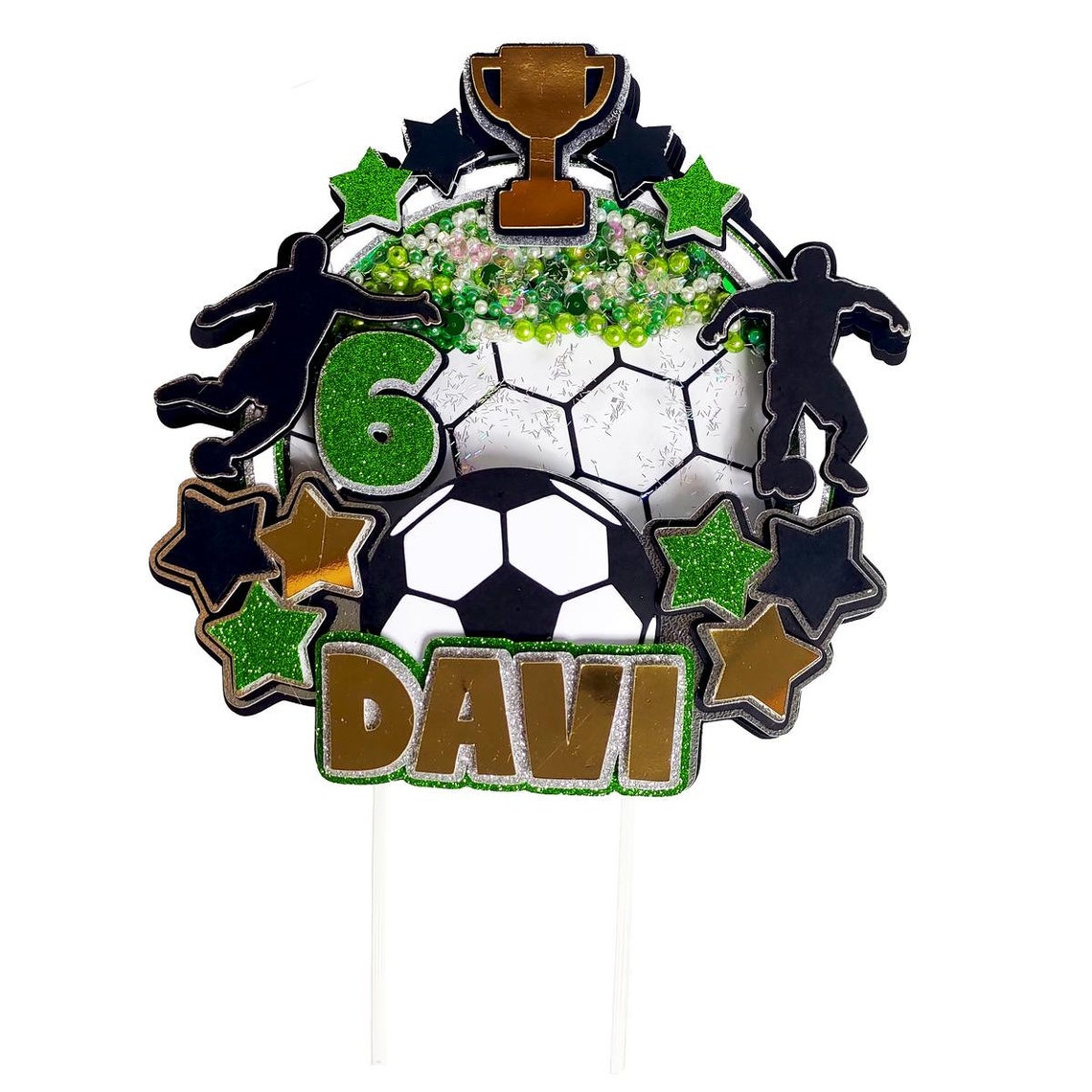 Soccer Cake Topper SVG DIGITAL File for Cricut or Silhouette - Etsy
