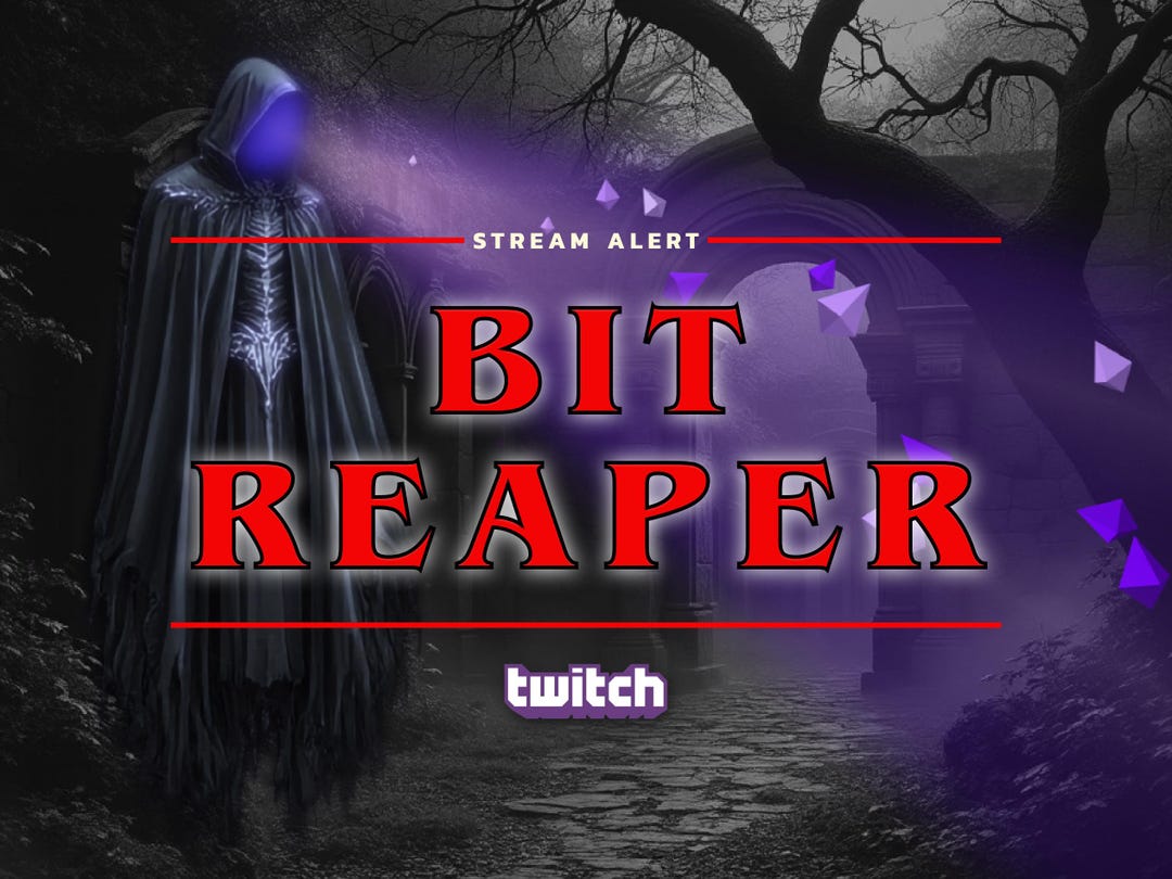 Bit Reaper Cheer Alert - Halloween Stream Effect - 1920x1080 Full ...