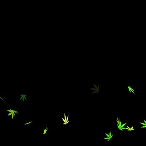 Floating Weed Animated Overlay - Cannabis Stream Alert - 1920x1080 Full ...