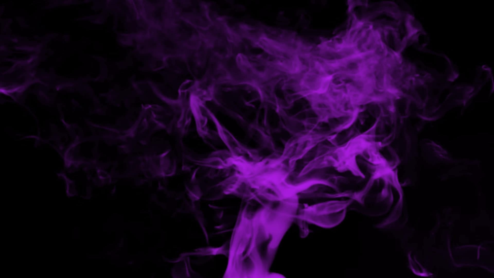 Purple Smoke Stream Alert - Animated Overlay With Transparent ...