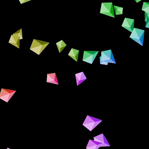 Rainbow Raining Bits Alert Transparent Multi-color Bit Rain - Etsy